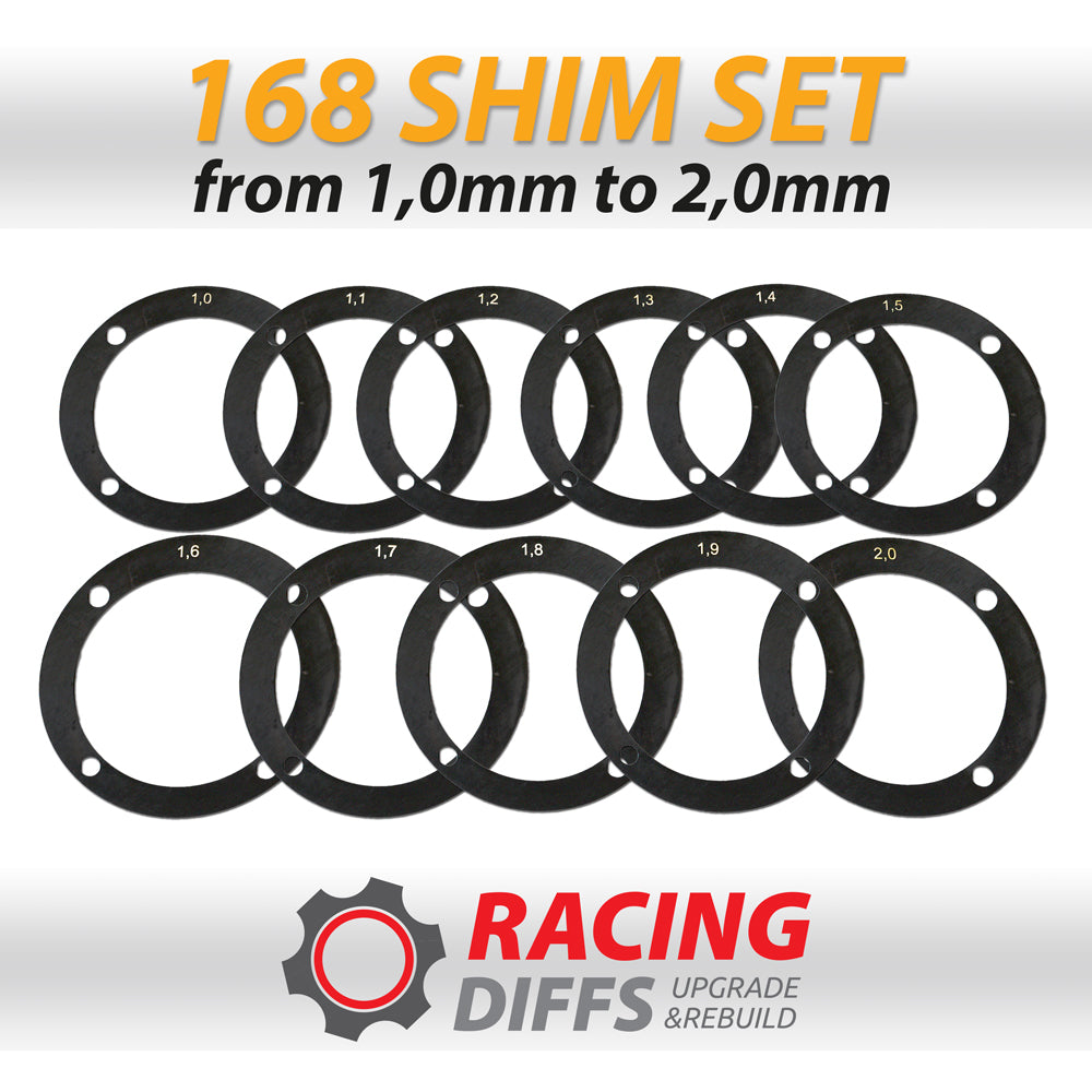 RacingDiffs Backlash Shim Kit for BMW E21, E30, E36, E34, Z3 Diffs